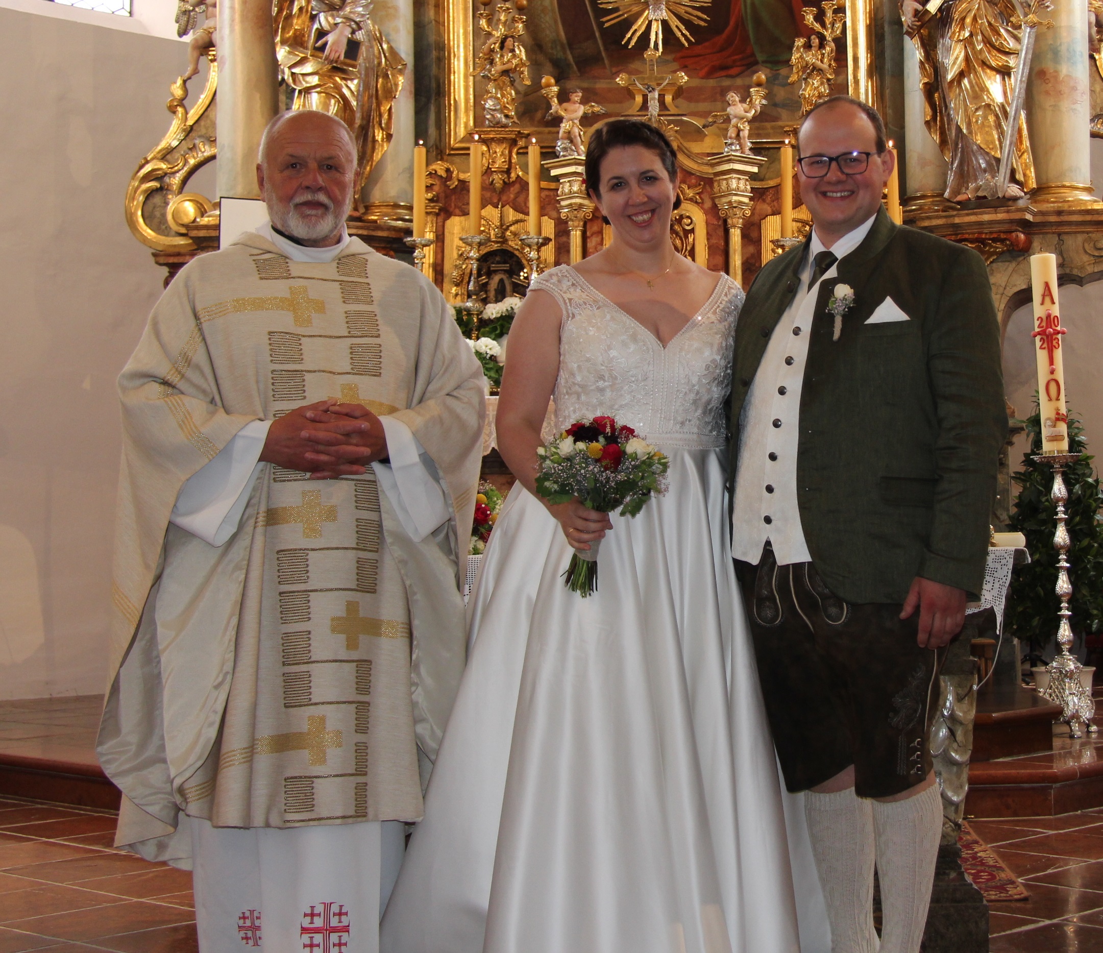 Eva - Maria und Markus Schmidseder haben geheiratet