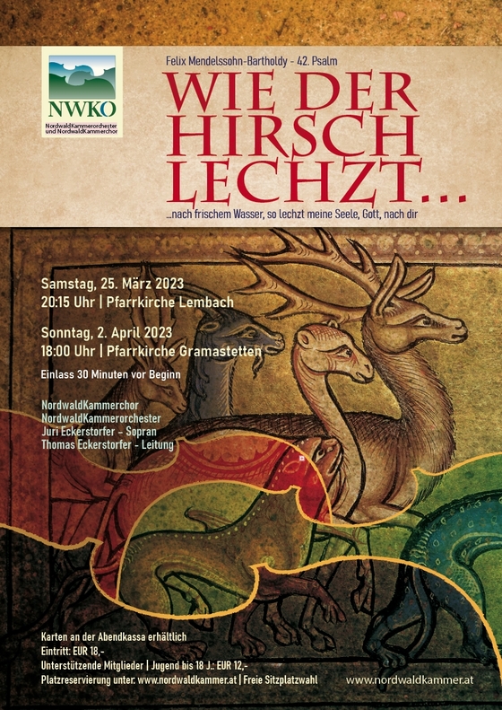 Konzert: "Wie der Hirsch lechzt"