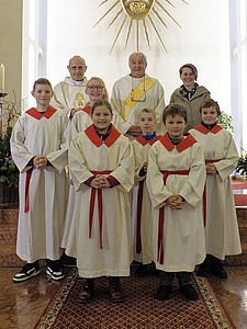 Aufnahme neuer Ministranten 2022