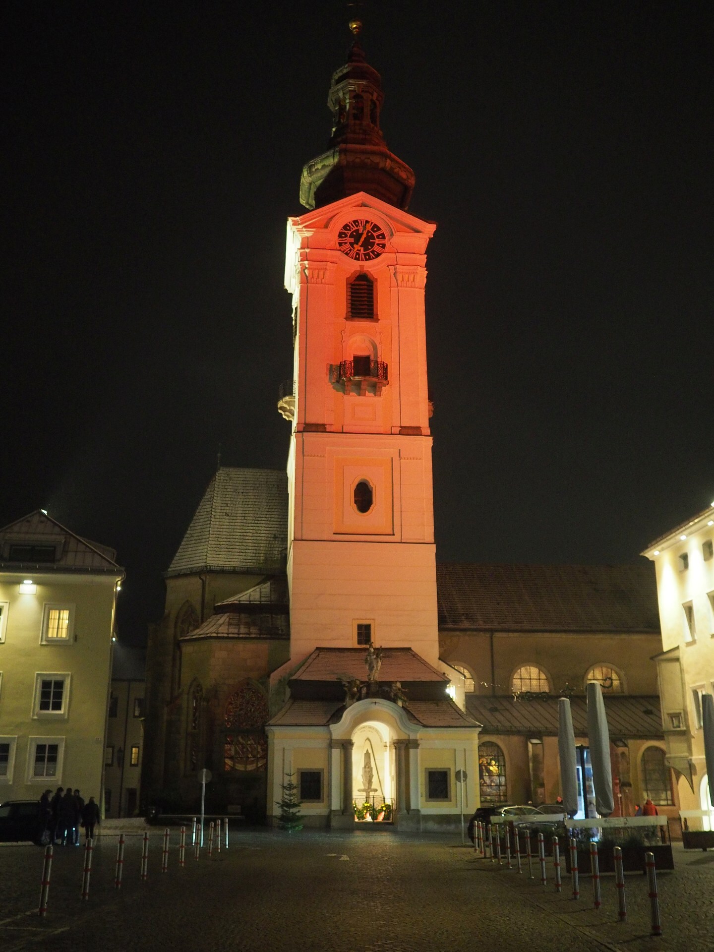Der rote Kirchturm in Freistadt