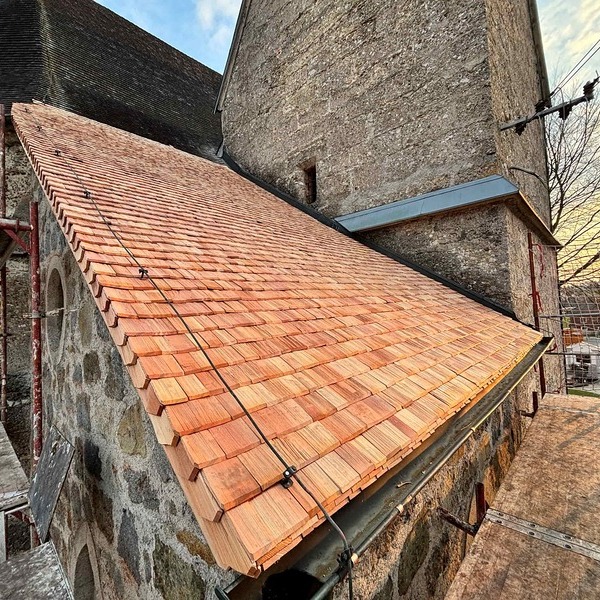 Dachsanierung an der Sakristei in Ungenach
