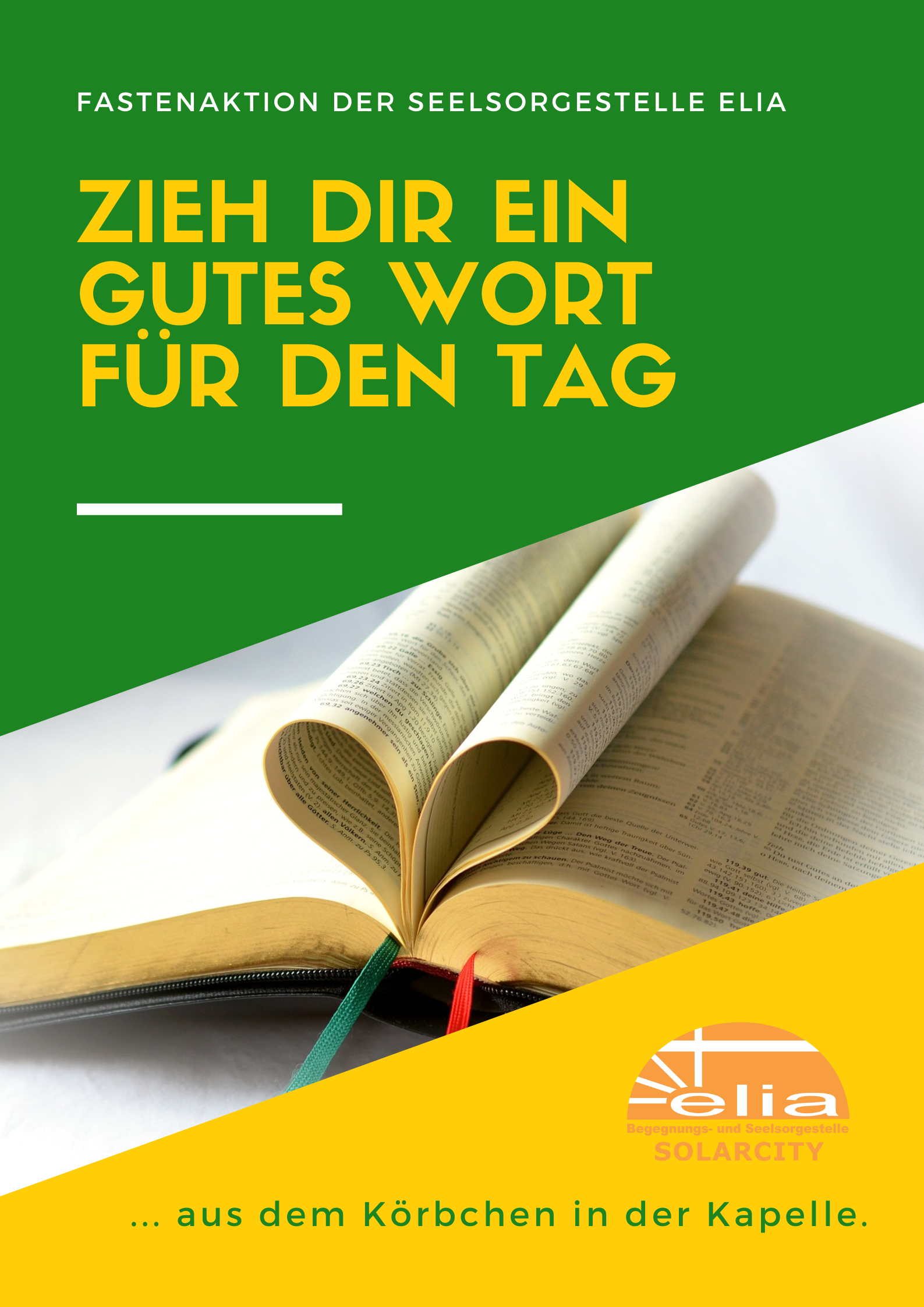 Zieh dir ein gutes Wort für den Tag