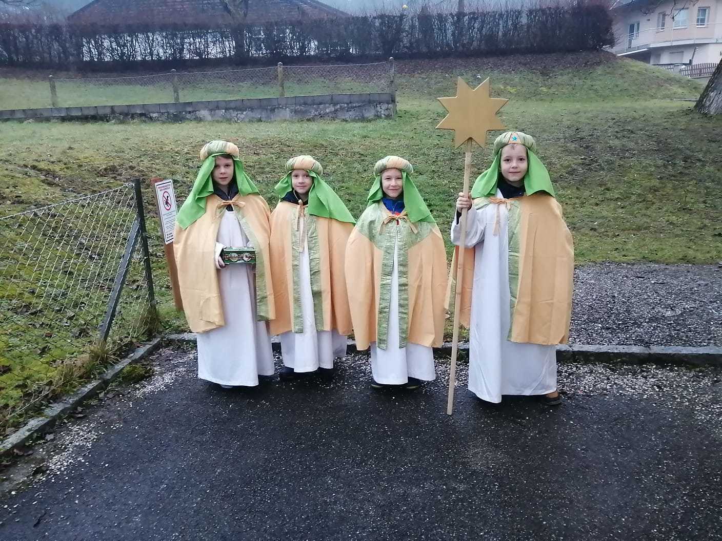Die Sternsinger waren da