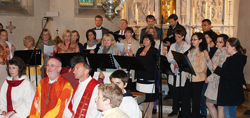 Das Vocal-Ensemble der Pfarre Thalheim bei Wels
